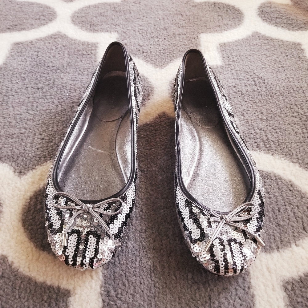 Coach Sequin Ballet Flats - Gem